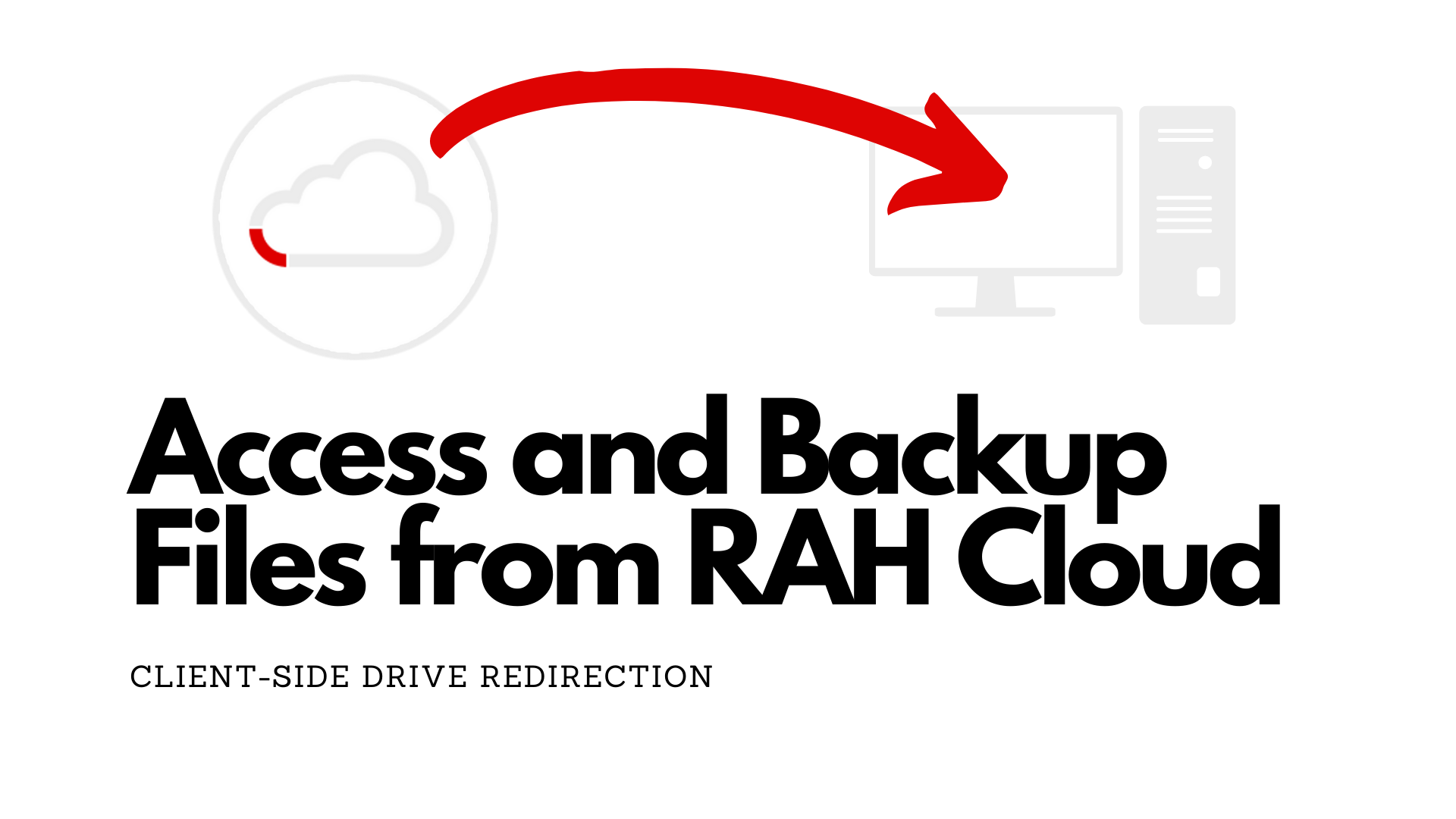 How To Backup And Access Files On RAH